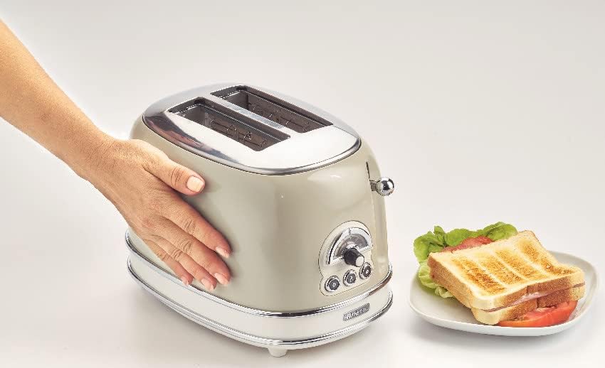 Ariete Vintage Cream 2 Slice Toaster – Retro Style AR5513