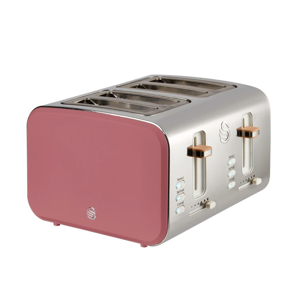 Pink Kettles, Toasters, Microwaves, Bread Bins, Canisters & More