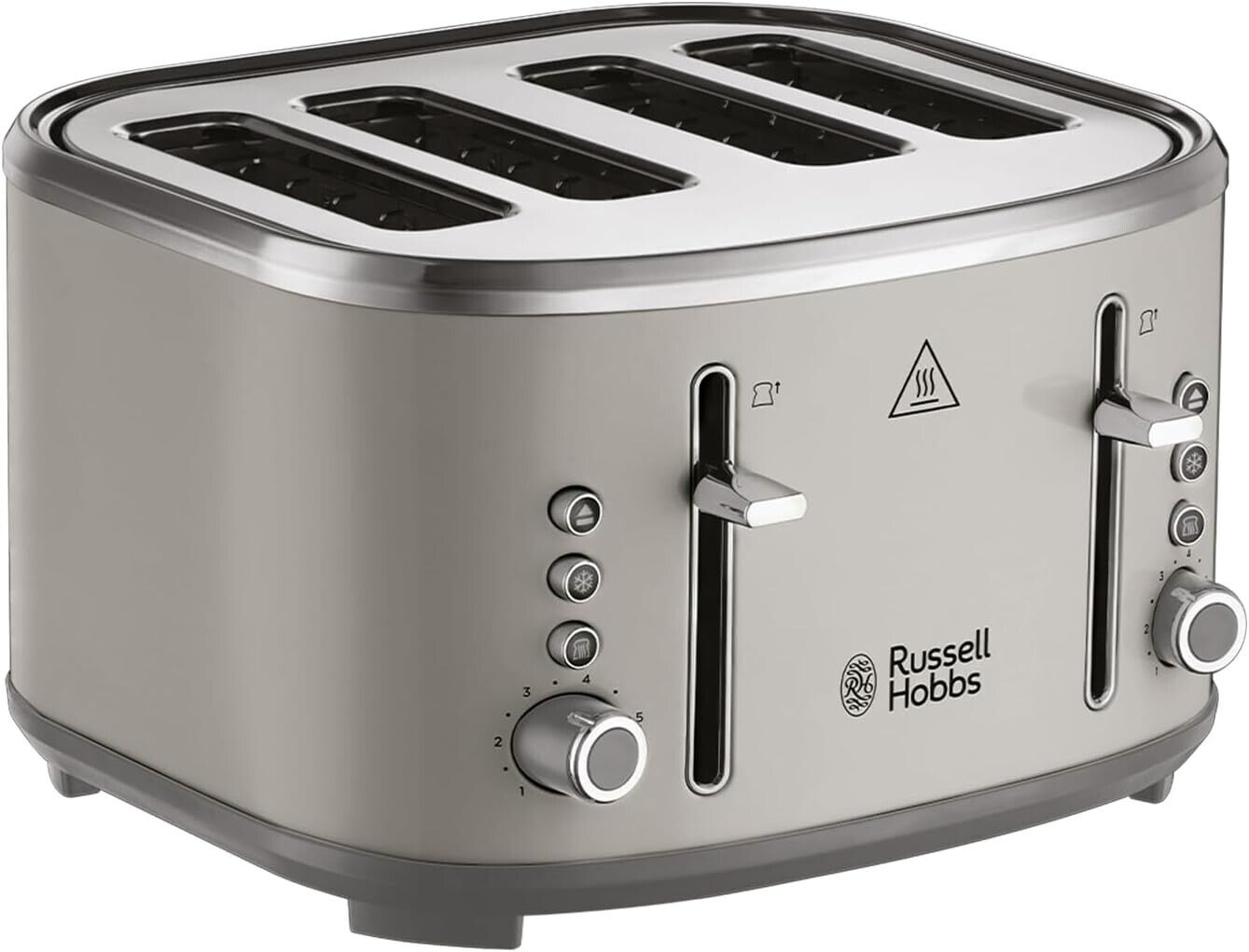 Russell Hobbs Stylevia Mocha 4 Slice Toaster - Wide Slot Brown Toaster
