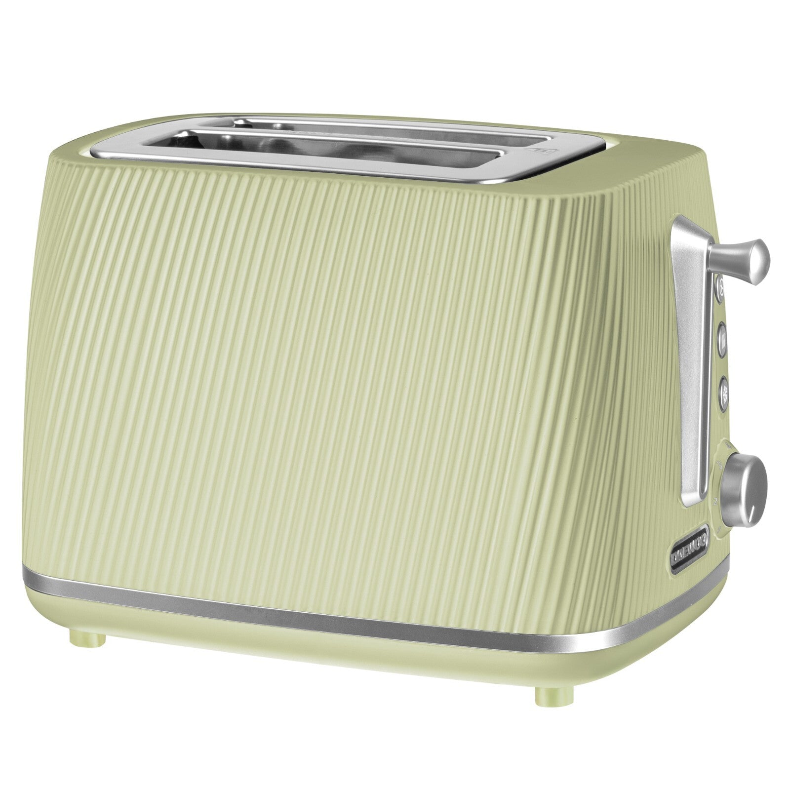 Daewoo Cascade 2 Slice Toaster Taupe Ribbed Texture Design SDA2777GE