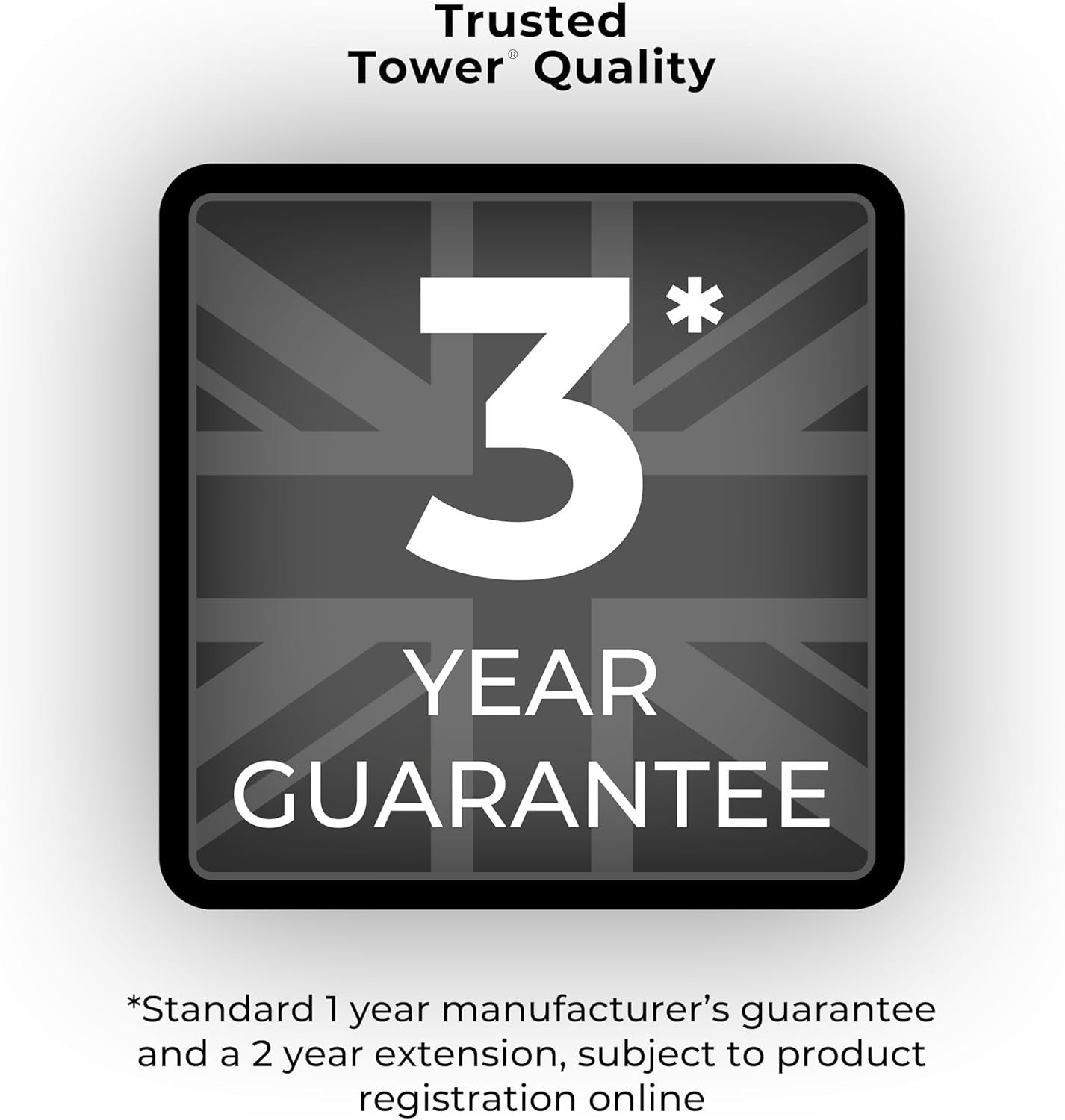 Tower Microwave Black 20L 800W 5 Power Levels Defrost Function T24044B