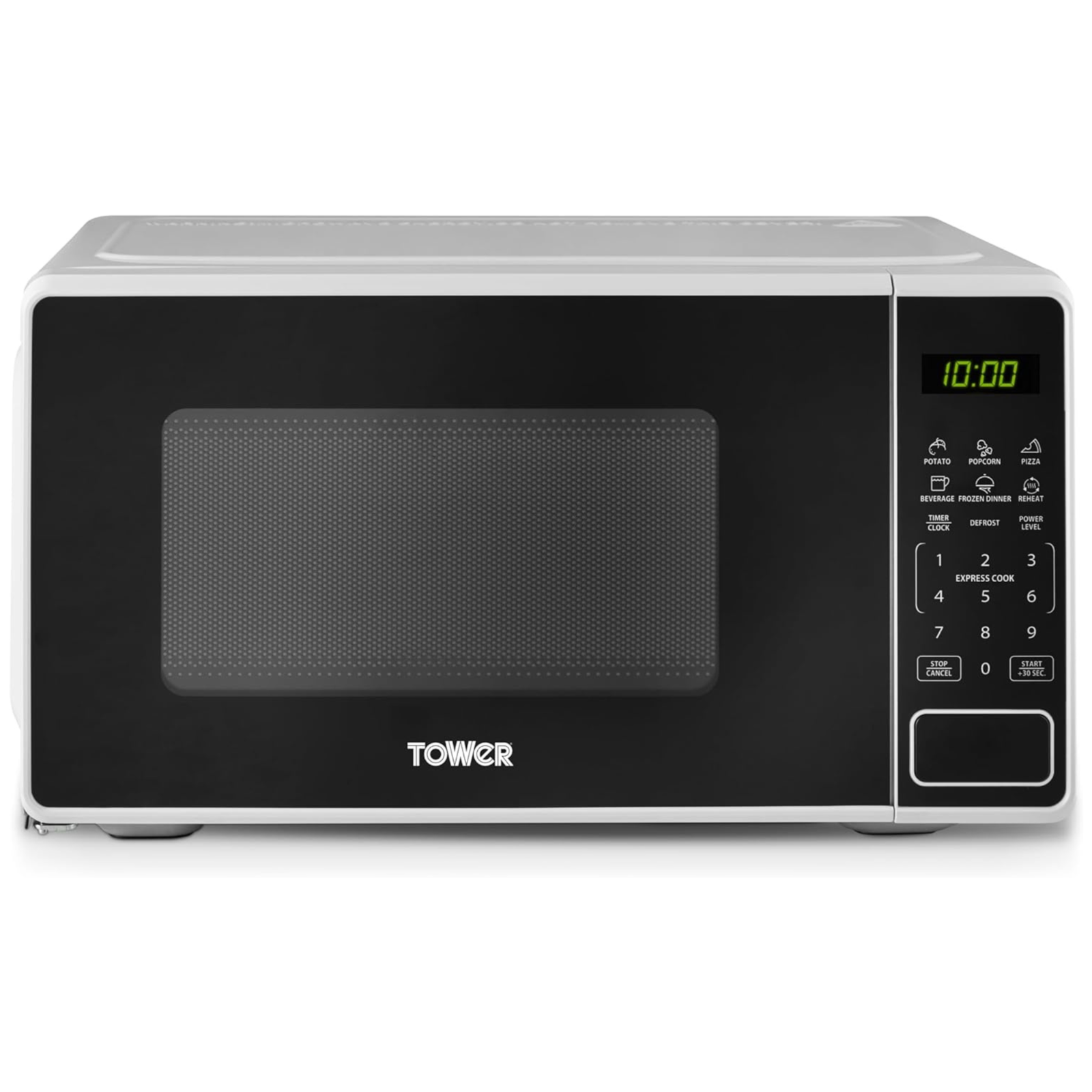 Tower Microwave White 20L 800W Digital 11 Power Levels T24045WHT