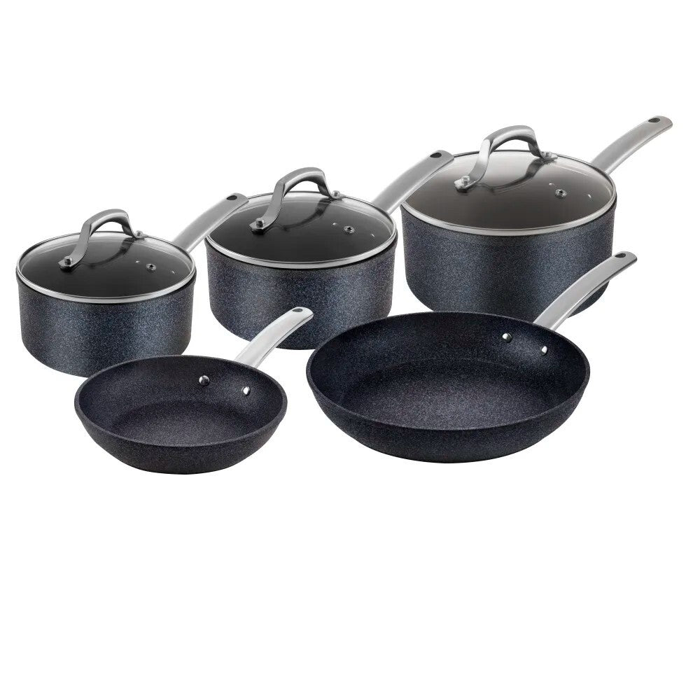 Tower Trustone 5 Piece Pan Set Induction Ready Violet/Black T800031