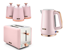 Pink Kettles, Toasters, Microwaves, Bread Bins, Canisters & More
