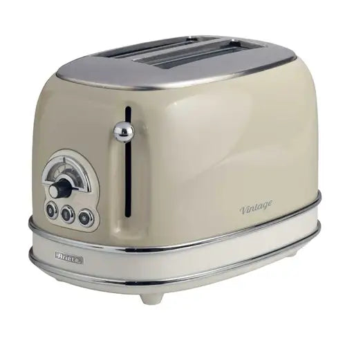 Ariete Vintage Cream 2 Slice Toaster – Retro Style AR5513