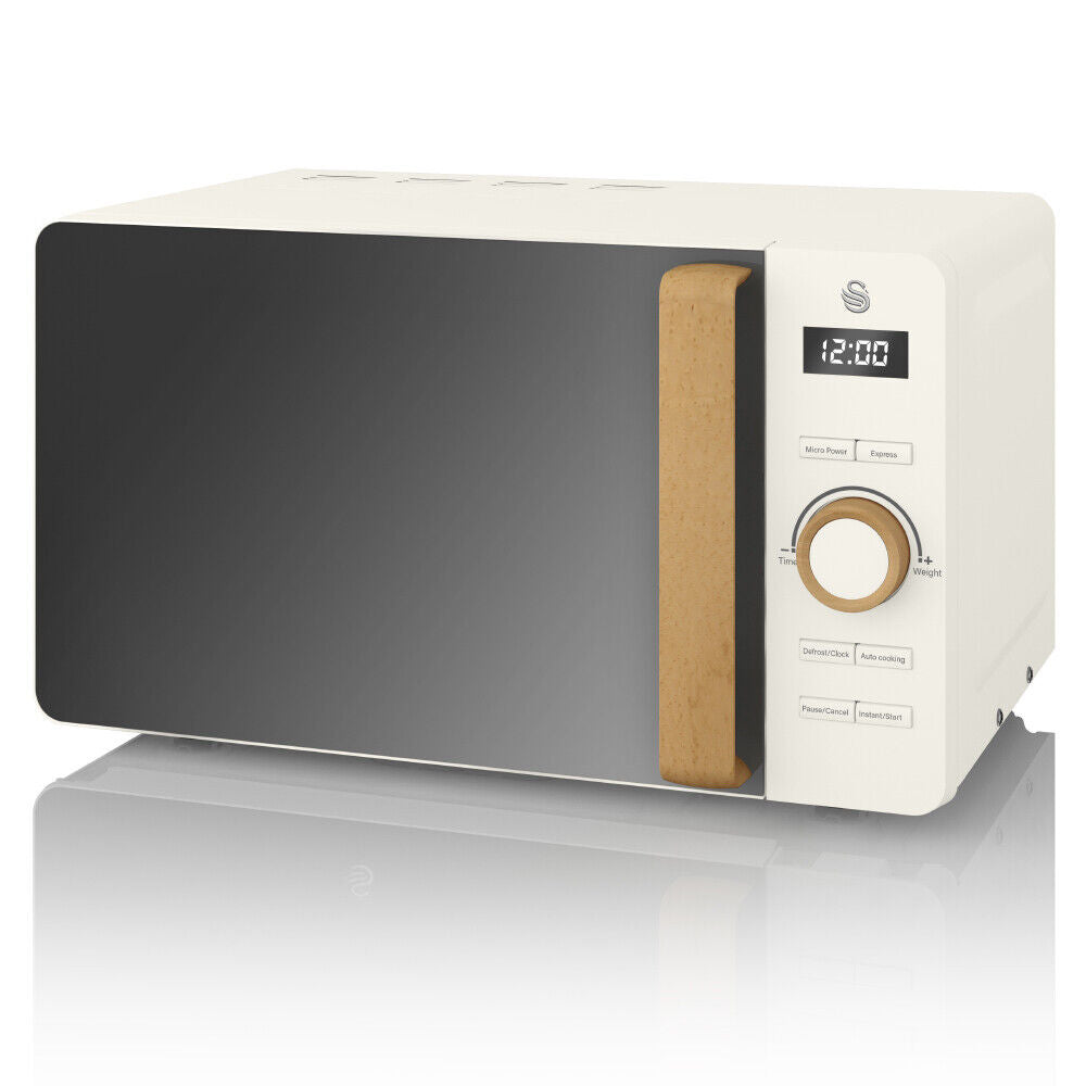 Swan Nordic White 20L 800W Microwave SM22036LWHTN