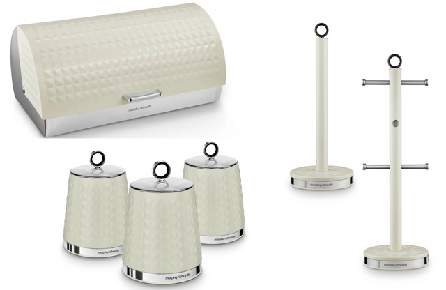 Morphy Richards Dimensions Kitchen Storage Set in Ivory Cream
