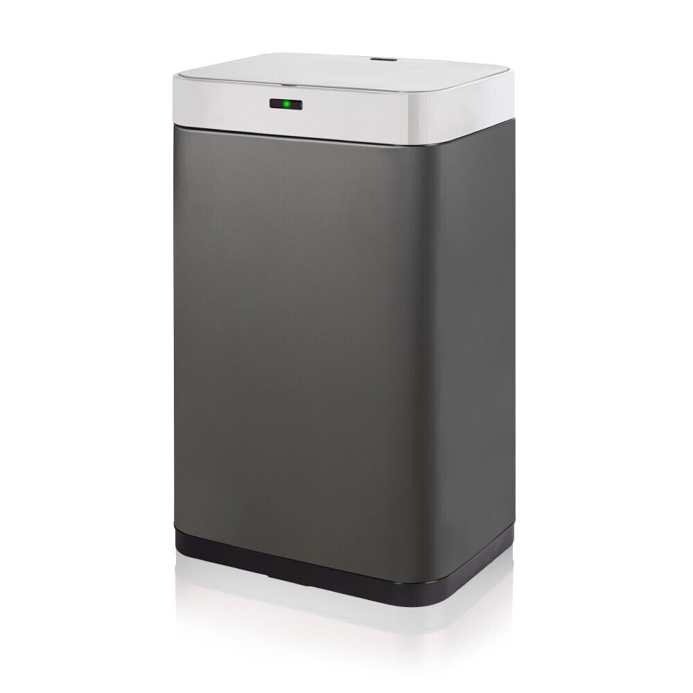 Tower T838001T 75L Sensor Bin Titanium Kitchen Household Waste Bin